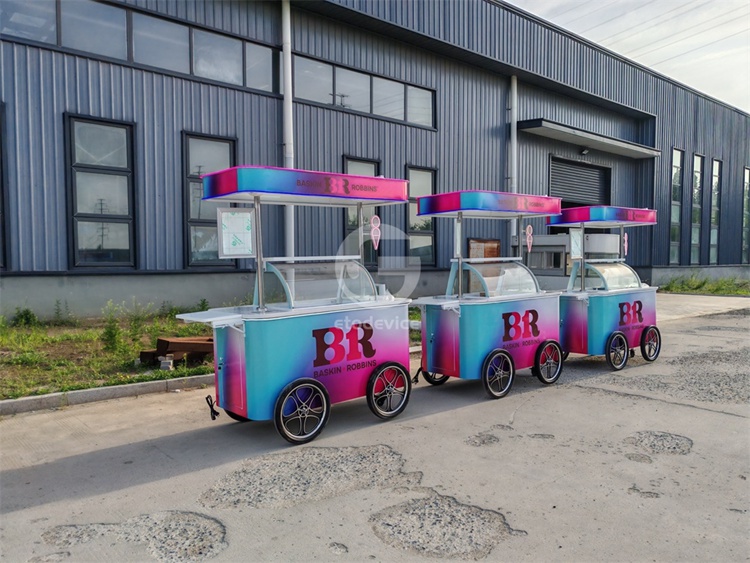 Buy Ice Cream Cart for Sale Australia | Custom Food Carts by ETODEVICE