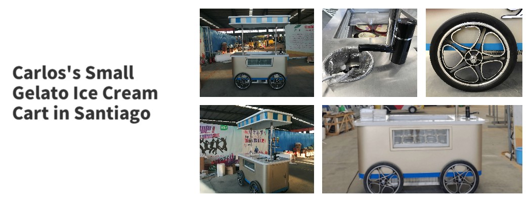 Custom Small Gelato Cart for Sale in Santiago under $2,000