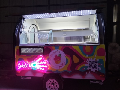 ETO designed & built custom ice cream trailers & gelato carts for ...