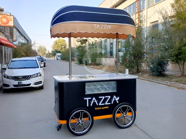 Portable Ice Cream Cart for Sale America | Custom Mobile Ice Cream Cart ...
