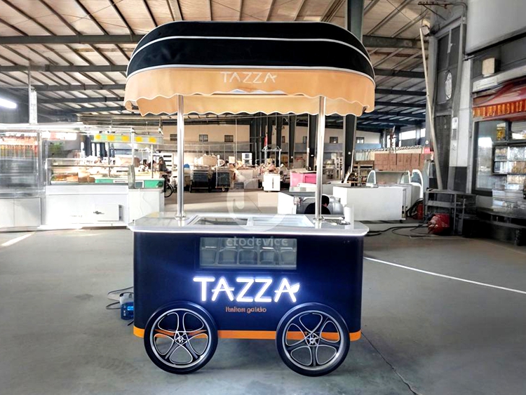 Portable Ice Cream Cart for Sale America | Custom Mobile Ice Cream Cart ...