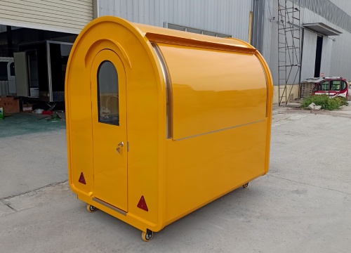 Small Food Kiosk in Kazakhstan | Portable Outdoor Kiosk Design