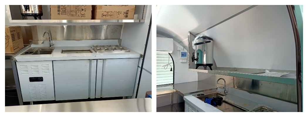 Equipped Small Boba Tea Cart under $6k | Bubble Tea Bar Layout