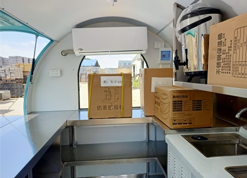 Equipped Small Boba Tea Cart under $6k | Bubble Tea Bar Layout