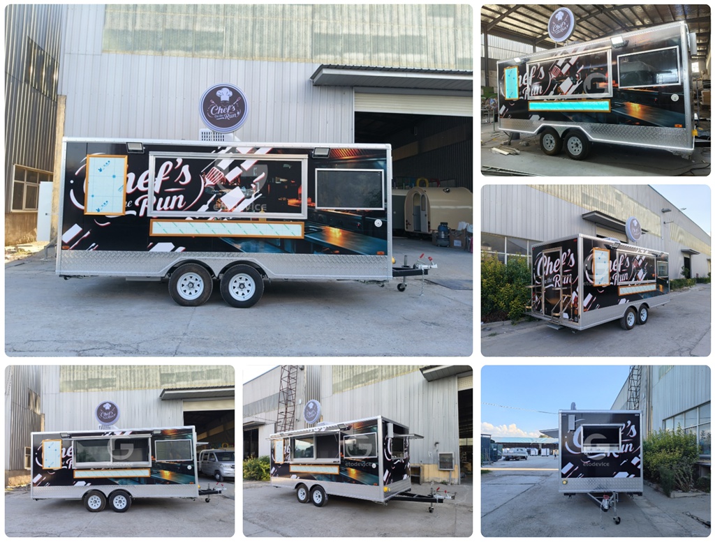 Silky’s Fully Equipped Food Trailer for Sale in America | Custom FS500 ...