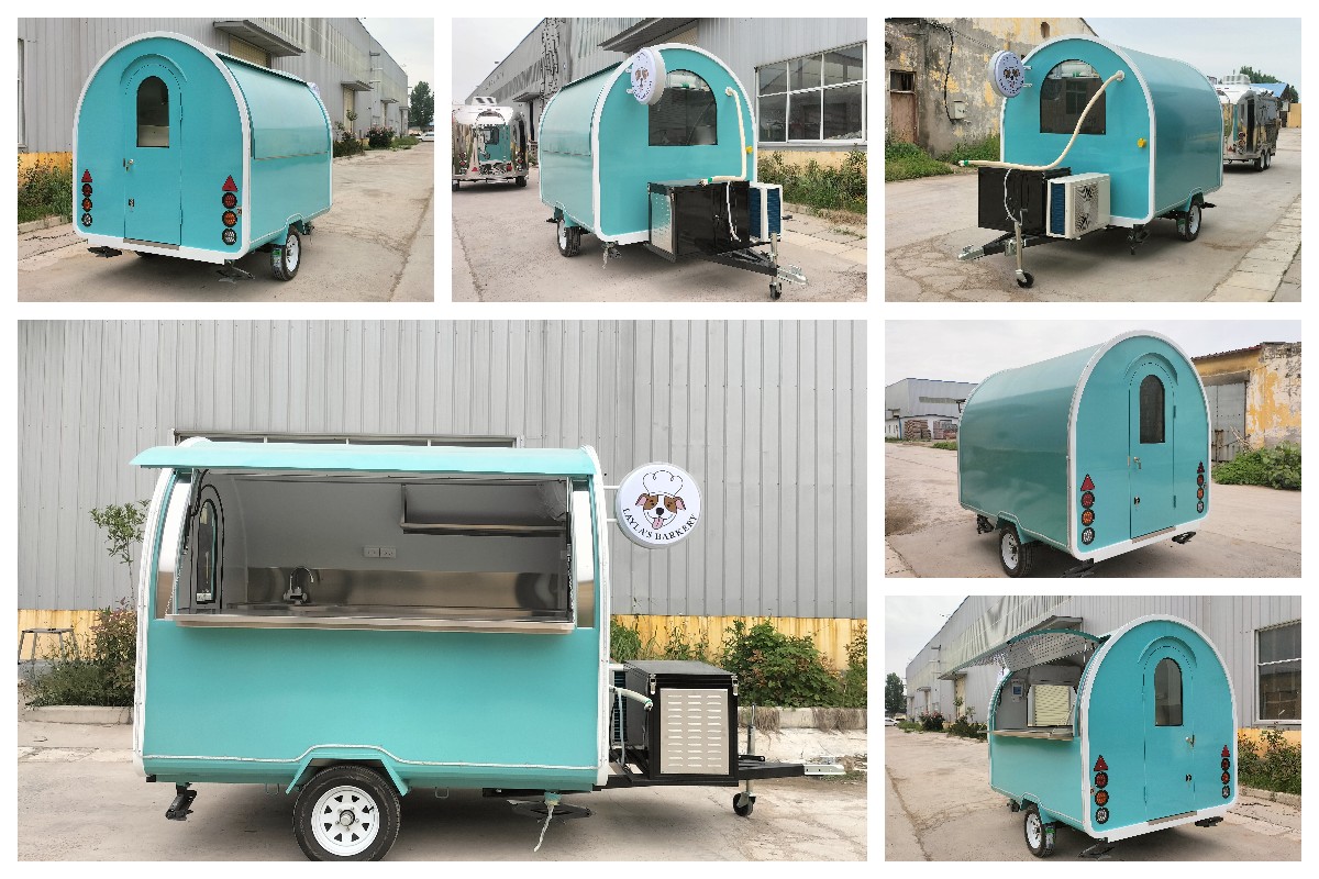 Custom Mobile Bakery in Houston | Dog Food Truck Design Idea