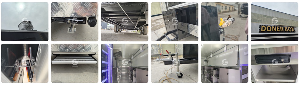16ft Kebab Food Trailer for Sale Cyprus – Fully Customized FS500 by ...