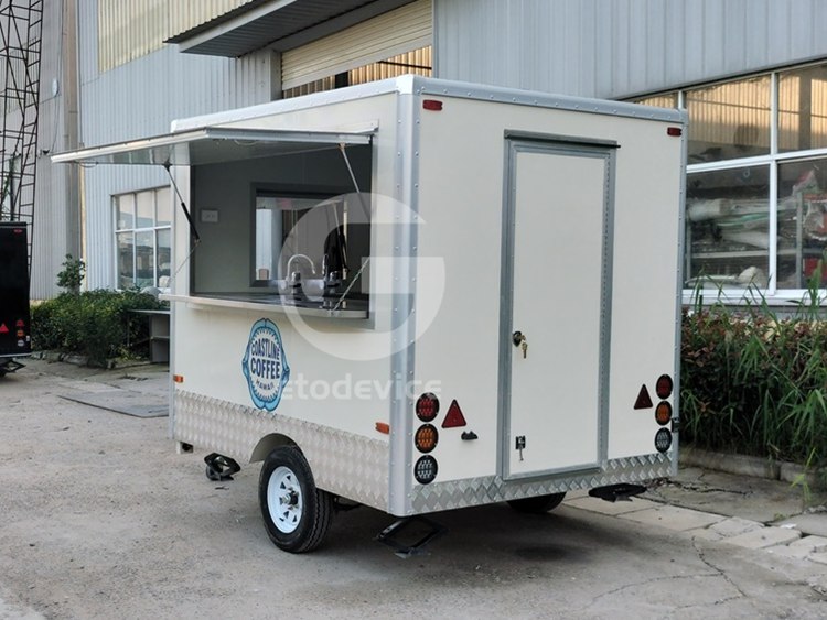 8ft Small Food Trailer for Sale USA | FS250 Oyster White Concession ...